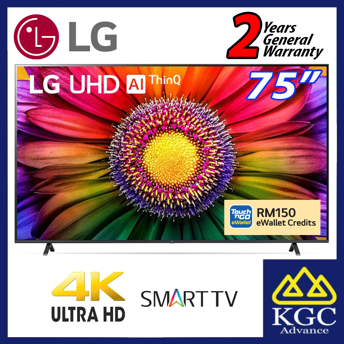 LG 75" 75UR8050PSB UR80 HDR10 4K UHD Smart TV [TnG Redemption] - Khin ...