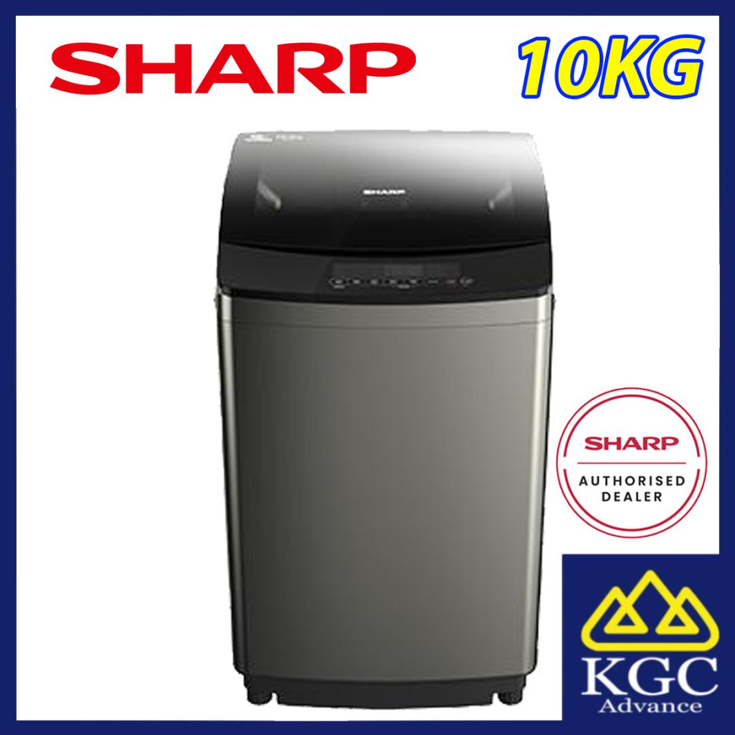 Sharp 10Kg Full Auto Washing Machine ESY1019 Washer - Khin Guan Corporation