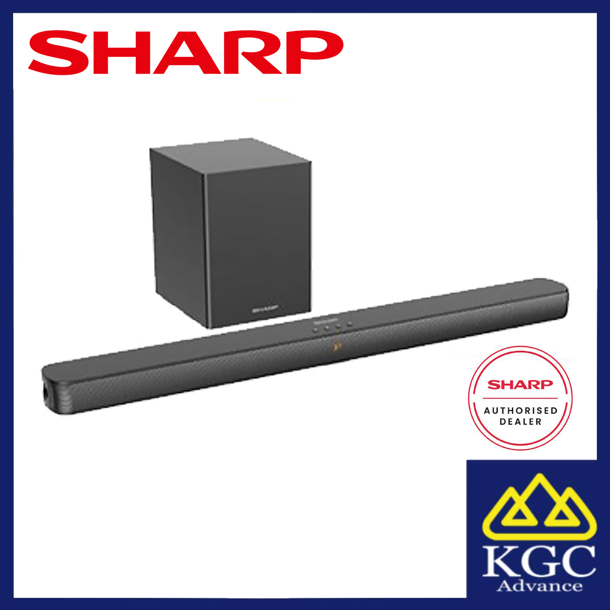 Sharp 2.1ch Sound Bar with Wireless Subwoofer HTSBW192 - Khin Guan ...